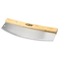 China Sharp Rocker Blade BBQ Tools Rocking Pizza Cutter Stainless Steel Cutting Blade for sale