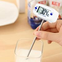 China Water Probe Baby Milk Thermometer White Color 5s High Speed Measurement for sale