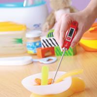 China Compact Baby Milk Food Probe Thermometer , Electronic Cooking Thermometer Wide Temperature Range for sale