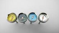China 160℉ - 220℉ Instant Read Cooking Thermometer Colorful Dial Faces For Personalized Grilling for sale