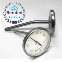 China Bended Boiler Water Heater Thermometer , Fast Read Thermometer 1.6