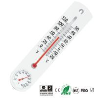 China Metal Case Glass Tube Outdoor Temperature Gauge , Indoor Outdoor Temp Gauge Quick Response for sale