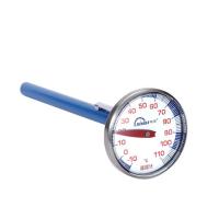 China Stainless Bimetal Roasted Instant Read BBQ Thermometer With Blue Color Housing for sale