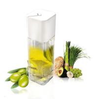 China Olive Oil Dispenser Glass Seasoning Bottles Glass Body And ABS Lid Materials for sale