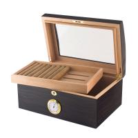 China Aluminium / ABS Materials OEM Thermometer Cigar Humidity Testing Thermometer for sale