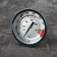 China Round Shape OEM Thermometer Glow In The Dark Dial Type ISO9001 For BBQ Oven for sale