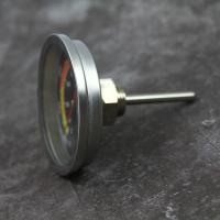 China Round Shape OEM Thermometer Glow In The Dark Dial Type ISO9001 For BBQ Oven for sale