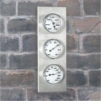 China Stainless Steel Material Calibrated Temperature And Humidity Monitor 350g Light Weight for sale