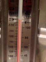 China Pot Clip Type Professional Candy Thermometer , Digital Sugar Thermometer Biodegradable for sale