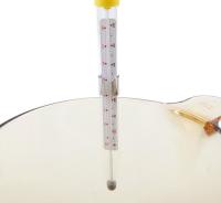 China Red Cooking Thermometer For Deep Frying , Instant Read Kitchen Thermometer High Safety for sale