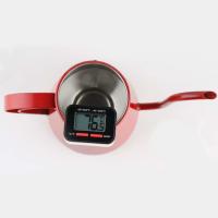 China Instant Read Waterproof Digital Thermometer Black Color With IPX4 Folding Probe for sale