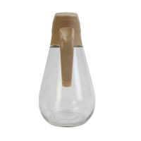 China Gravity Style Poured Lid Glass Seasoning Bottles For Drip Free Dispensing for sale