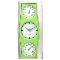 China Wall Barometer Indoor Outdoor Thermometer Hanging Home / Office Metal Material for sale