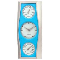 China Wall Barometer Indoor Outdoor Thermometer Hanging Home / Office Metal Material for sale