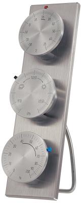 China All In One Indoor Outdoor Thermometer Household Weather Station Barometer for sale