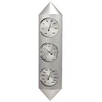 China All In One Indoor Outdoor Thermometer Household Weather Station Barometer for sale
