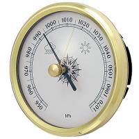 China Vintage Brass Indoor Outdoor Thermometer Hygrometer For Garden Greenhouse for sale