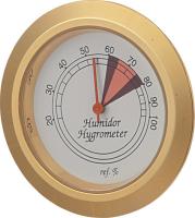 China Tobacco Cigar Hygrometer 37.8mm Diameter Round Shape For Humidors Smoking for sale