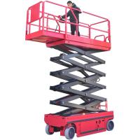 China Hydraulic Scissor Lift Work Platform Truck 220V Steel for Home Use Machinery Repair Shops Building Shops Hotels Aerial Work for sale