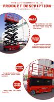 China China Electric Self-Propelled Hydraulic Scissor Lift Mobile Crawler Scaffold Platform for Rough Terrain for sale