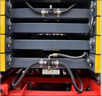 China CE ISO Certified 500kg Load 14m Small Portable Outdoor Full Electric Self-Propelled Scissor Lift Cargo Lift for sale