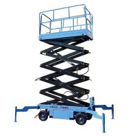 China All Round Small Electric Telescopic Winch Manual Scissor Scaffold Lift Boom Lift Elevator Aerial Work Platform System for sale