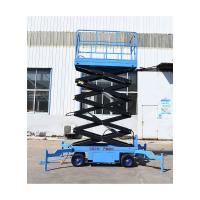 China All Round Small Electric Telescopic Winch Manual Scissor Scaffold Lift Boom Lift Elevator Aerial Work Platform System for sale