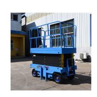 China All Round Small Electric Telescopic Winch Manual Scissor Scaffold Lift Boom Lift Elevator Aerial Work Platform System for sale