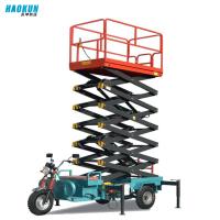 China CE Certified Hydraulic Scissor Lift Vertical Cargo Lift Trailer Portable Warehouse Elevator with Hydraulic Scissors for sale