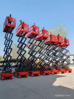 China CE Certification Aerial Work Platform 350kg Self Propelled Hydraulic Scissor Lift Platform 8-10m Electric Scissor Lift Truck for sale