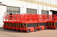 China CE Certification Aerial Work Platform 350kg Self Propelled Hydraulic Scissor Lift Platform 8-10m Electric Scissor Lift Truck for sale