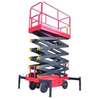 China Plataforma Elevadora De Tijera Plataforma Elevadora De Trabajo Aereo Elevador De Tijera Mobile Elevating Lift Use in Warehouse for sale