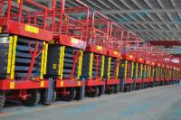 China CE Elevating Work Platform Vertical Cargo Lift  Trailer Hydraulic Scissor Portable Warehouse Scissor Lift for sale