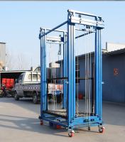 China Portable 200-500KG Electric Mobile Scaffold Platforms New Condition Steel Scaffolding for Retail Wire Rope Sling Cheap for Sale for sale