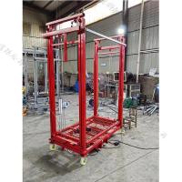 China Portable 200-500KG Electric Mobile Scaffold Platforms New Condition Steel Scaffolding for Retail Wire Rope Sling Cheap for Sale for sale