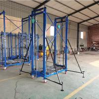 China Portable 200-500KG Electric Mobile Scaffold Platforms New Condition Steel Scaffolding for Retail Wire Rope Sling Cheap for Sale for sale