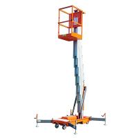 China High Quality 6 M Compact Vertical Manlift Small Electric Aluminum Ladder One Man Lift for Painting Cleaning for sale