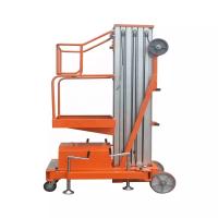 China 2023 New Arrive Aluminum-alloy-mast Lift Portable Manlift for sale