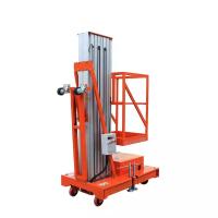 China 2023 New Arrive Aluminum-alloy-mast Lift Portable Manlift for sale