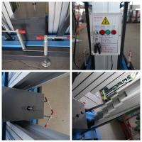 China 10m Battery or Manual Double Mast Vertical Lift Aluminum Lift Single Person Elevator Electric Lift Ladder for sale