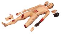 China Advanced Human Trauma Simulator with PVC , First Aid Mannequin for Enswathement for sale