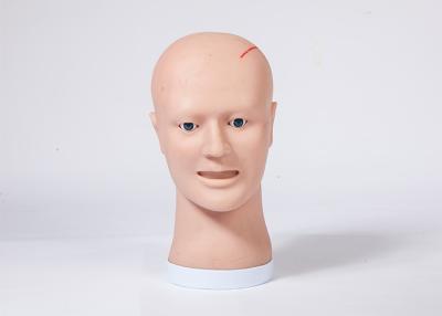 China Debridement and Suturing Training Head Model PVC Medical Teaching Manikin CE Approved for sale