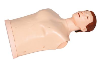 China Half Body CPR Training Manikin Simple Type with Beep Tips PVC 5-6cm Compression Depth for sale