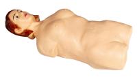 China Female Half-Body Abdominal Palpation Simulator Manikin for Medical Training for sale