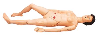China Advanced Full Function PVC Nursing Manikin Full Body Female Training Manikin for sale