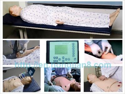China Advanced Full Body Male Nursing Manikin ECG Auscultation CPR BP Clinical Training 170cm for sale
