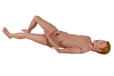China OEM Adult Male PVC Full Body Nursing Training Manikin 50+ Functions ISO Certified for sale