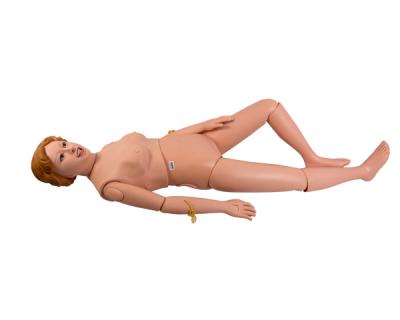 China PVC Adult Female Full Body Nursing Training Manikin with Basic Nursing Functions for sale