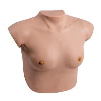 China Soft Skin Female Breast Gynecologic Simulator Self Examination With Tumor for Medical Training for sale
