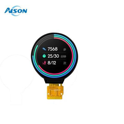China 1.28 Inch Round Type LCD Display 12 Pin Display 240x240 Driver GC9A01 SPI Interface for sale